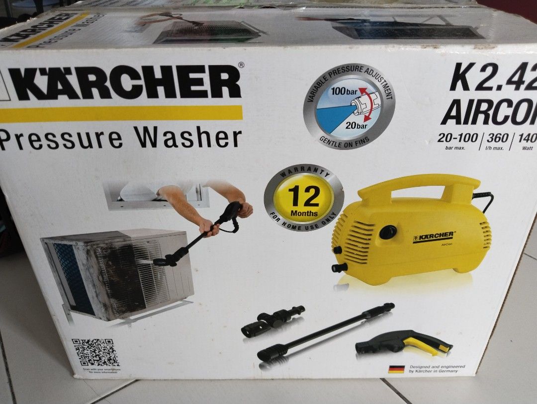 Karcher Pressure Washer K2.420 Aircon / Air Conditioner Cleaner ...