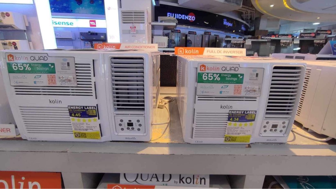 KOLIN WINDOW TYPE INVERTER AIR CONDITIONER KAG75WCINV KAG100WCINV ...