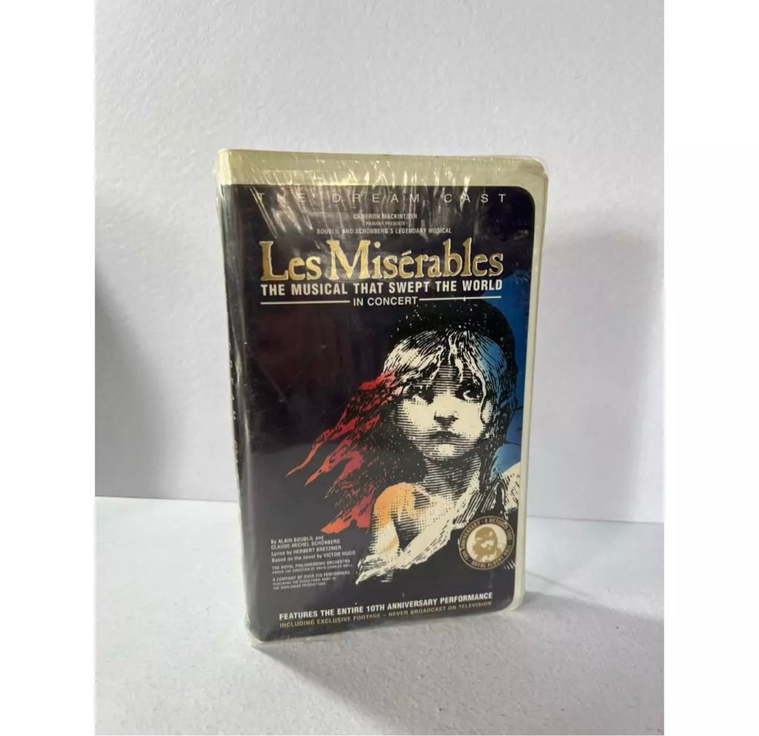 Les Miserables - The Musical That Swept The World VHS SEALED BRAND NEW ...