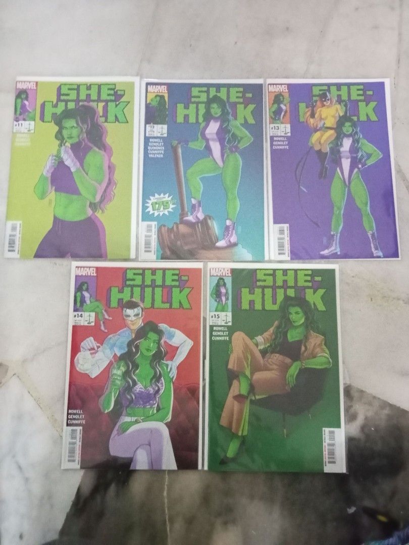 Marvel She-Hulk mini series #1-#15 (*completed), Hobbies & Toys, Books ...