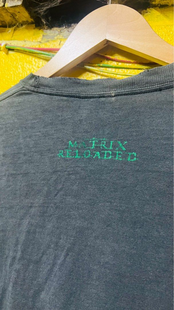 Matrix reloaded movie tshirt, Men's Fashion, Tops & Sets, Tshirts ...