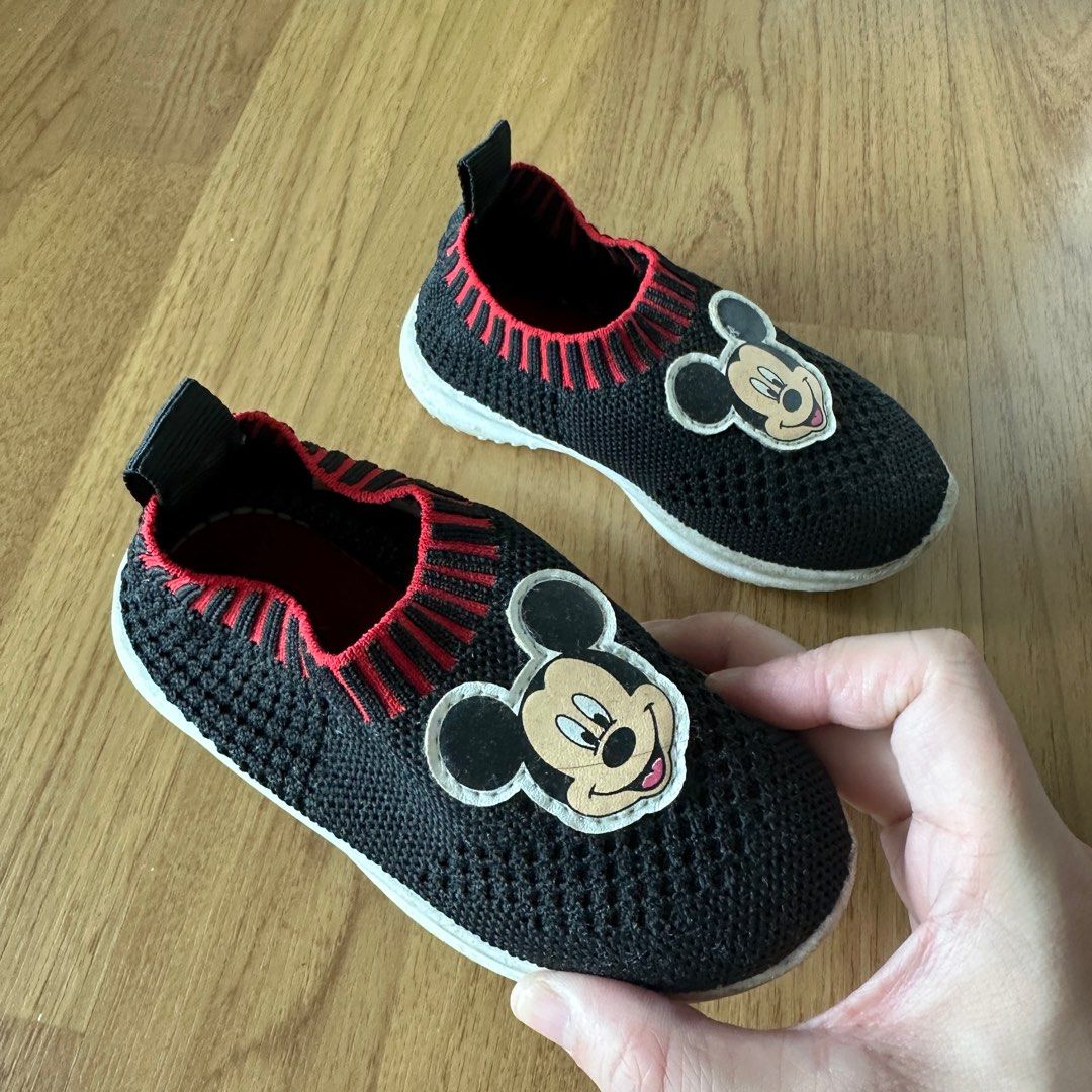 Mickey Mouse Shoe, Babies & Kids, Babies & Kids Fashion on Carousell