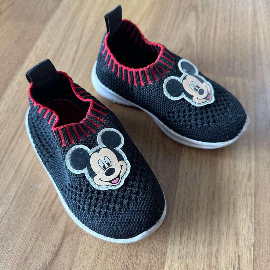 Mickey Mouse Shoe, Babies & Kids, Babies & Kids Fashion on Carousell