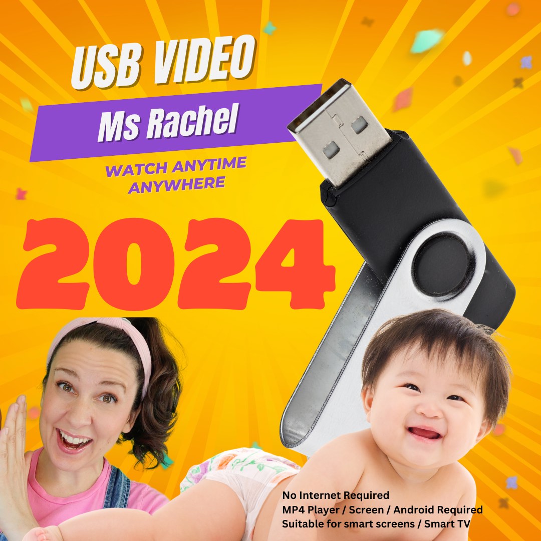 Miss Rachel Baby Educator USB Pendrive Hours Of Video Clips Updated Feb ...