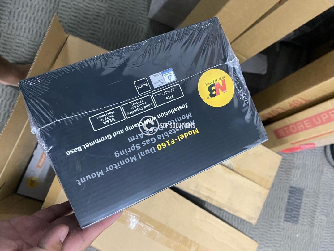 North Bayou NB F160 Dual Monitor Heavy Duty Desk Mount Stand for 17 ...