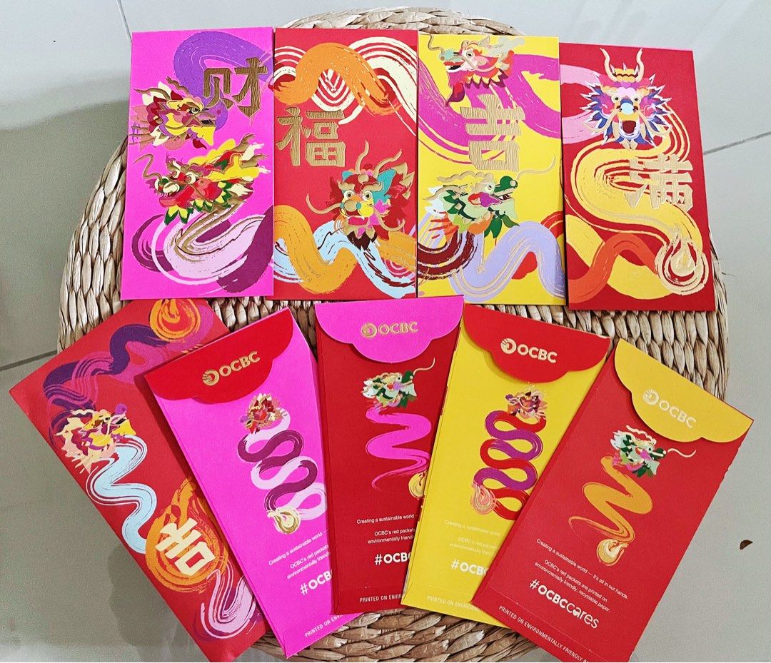 OCBC 2024 angpow / red packet, Hobbies & Toys, Stationery & Craft ...