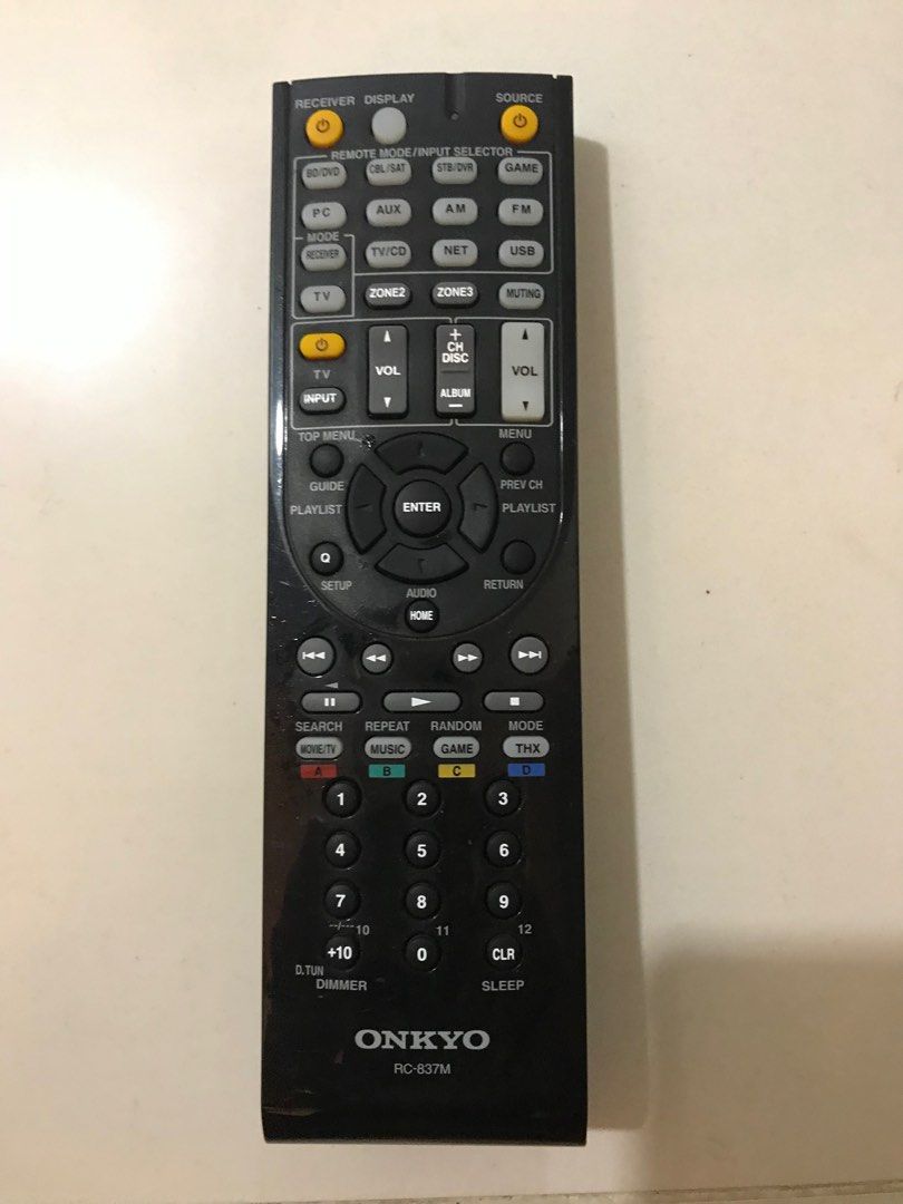ONKYO Amplifier remote control, Audio, Soundbars, Speakers & Amplifiers ...