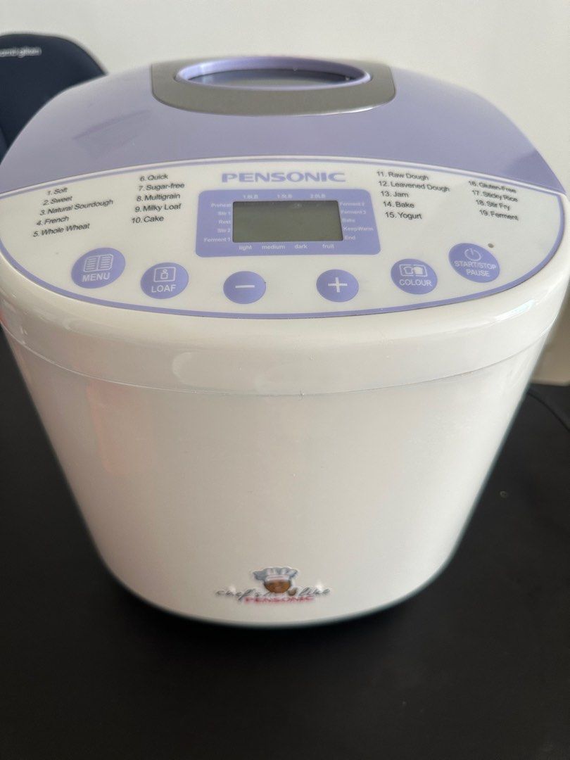 Pensonic Bread Maker, TV & Home Appliances, Kitchen Appliances, Breadmakers on Carousell