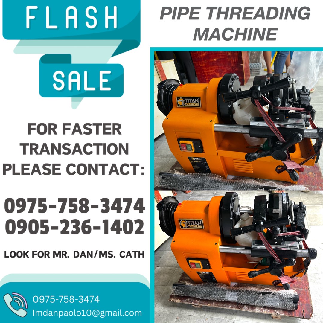Pipe Threading Machine, Commercial & Industrial, Construction ...