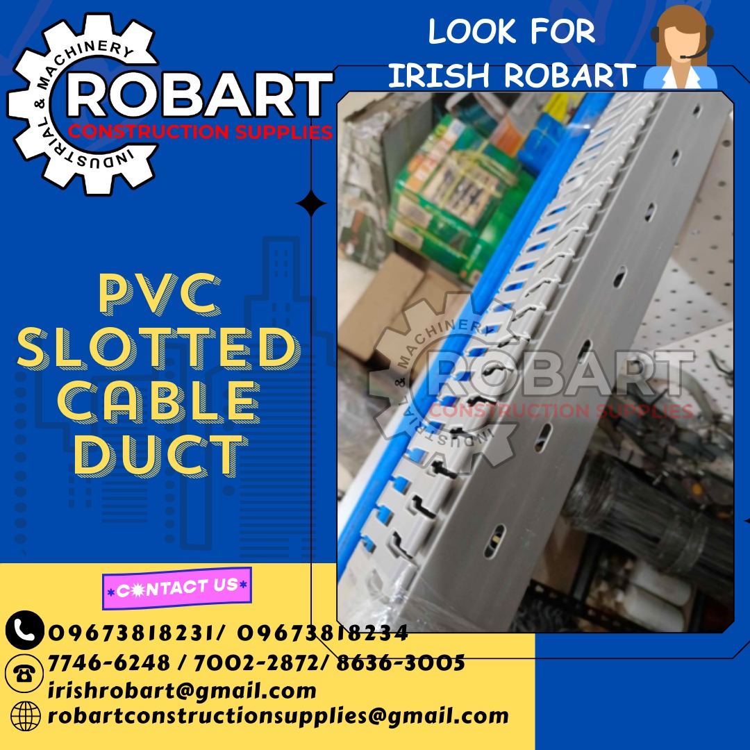 PVC Slotted Cable Duct, Commercial & Industrial, Construction Tools ...