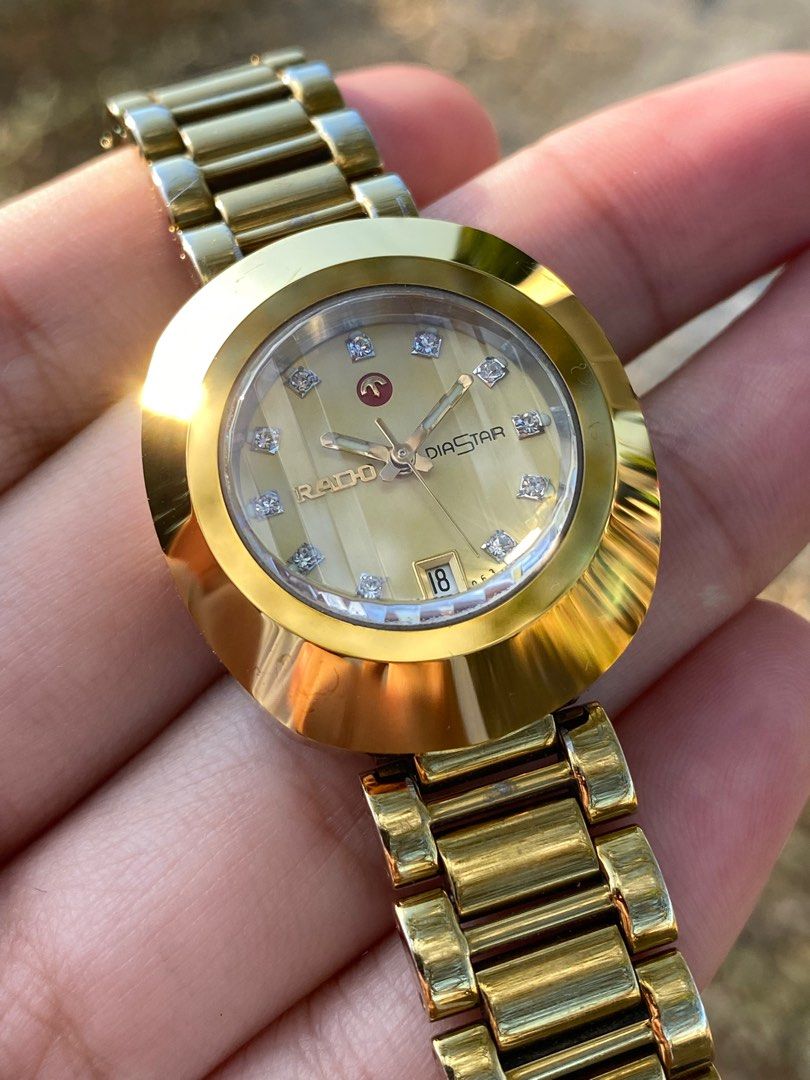 RADO Diastar The Original Gold Dial Ladies Watch, Luxury, Watches on ...