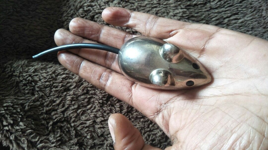Rare Stainless Steel Mice Rat Mouse Figurine With Wheels Unsigned ...