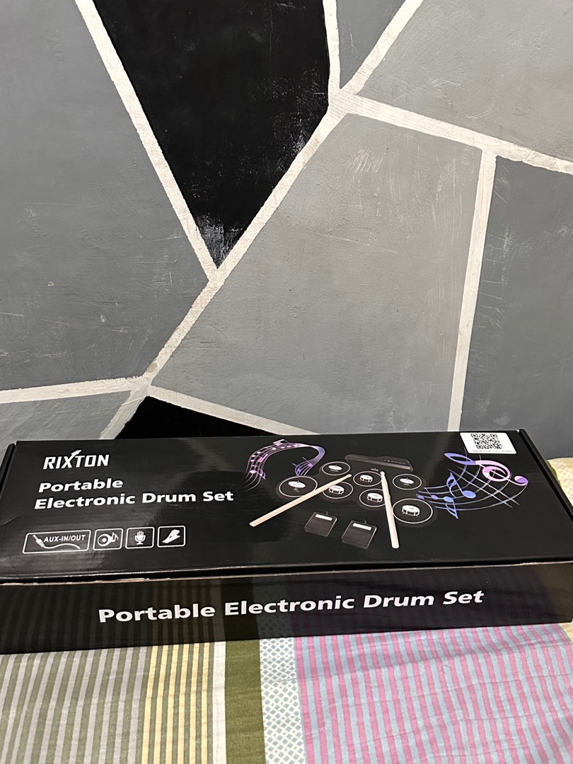 RIXTON PORTABLE ELECTRONIC DRUM SET, Audio, Portable Music Players on ...