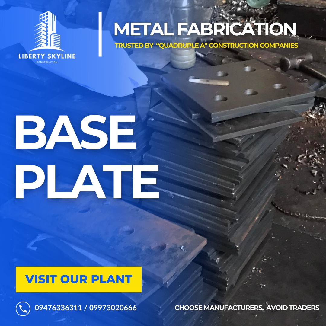Base Plate | I beam | U-Bolt | Northern Uprising Construction | Pipe ...