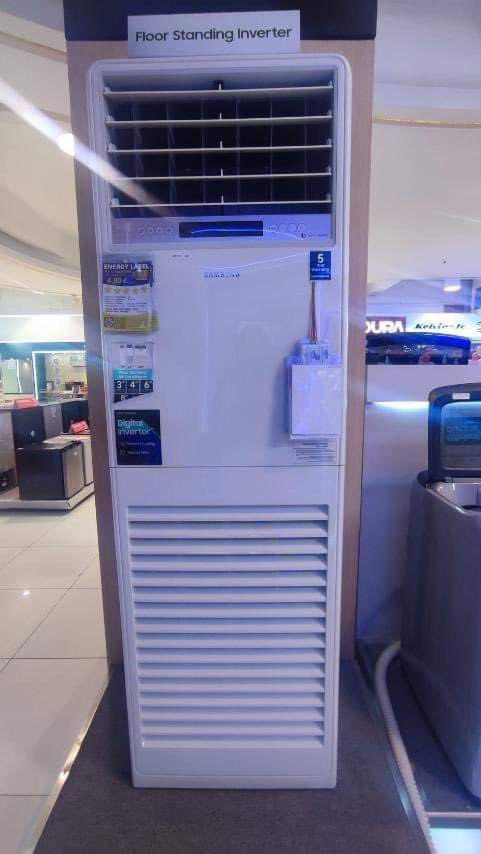 SAMSUNG FLOOR MOUNTED INVERTER AIRCON, TV & Home Appliances, Air ...