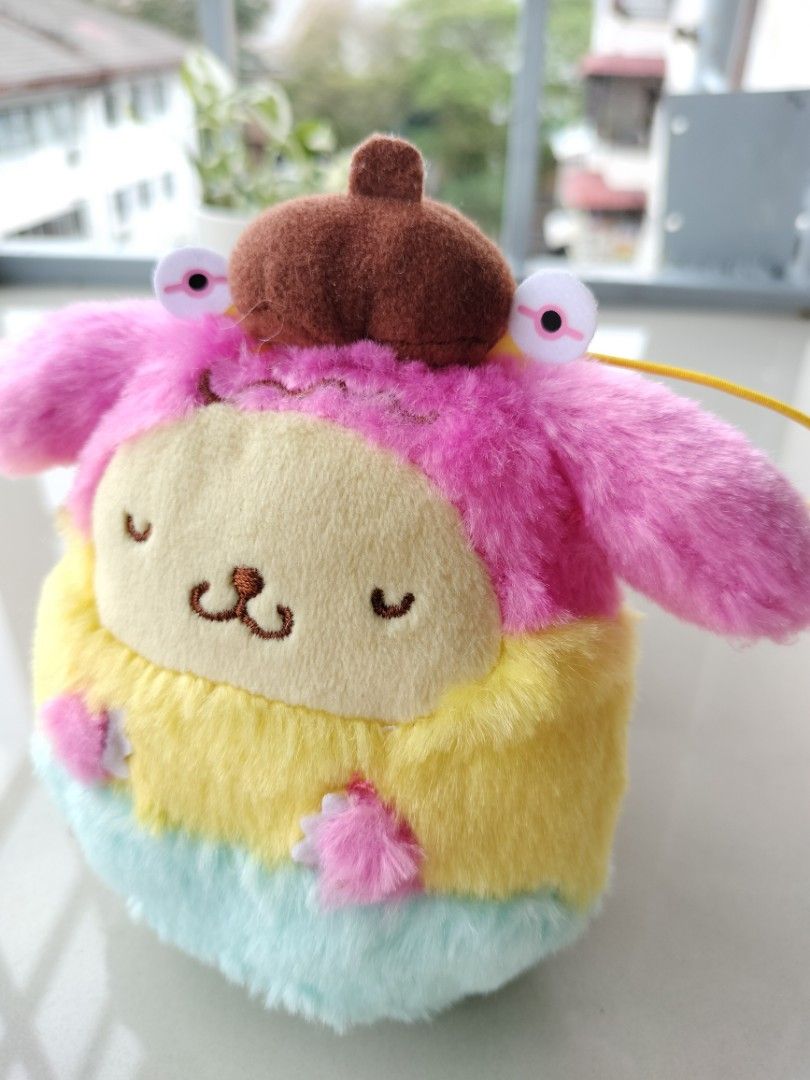 Sanrio Pompompurin plush toy, Hobbies & Toys, Toys & Games on Carousell