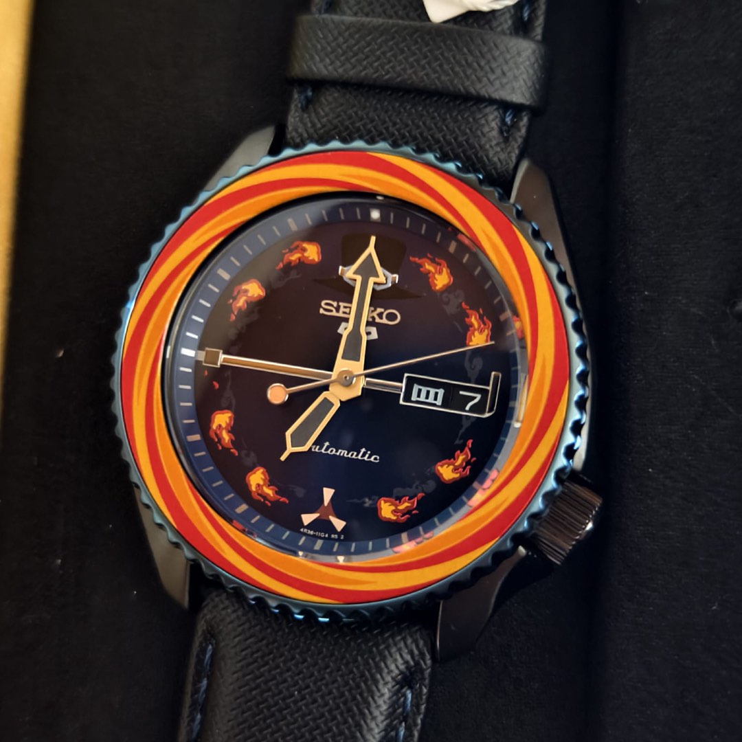 Seiko 2021 x "ONE PIECE" "SABO" Seiko 5 Sport Limited Edition SRPH05K1 ...