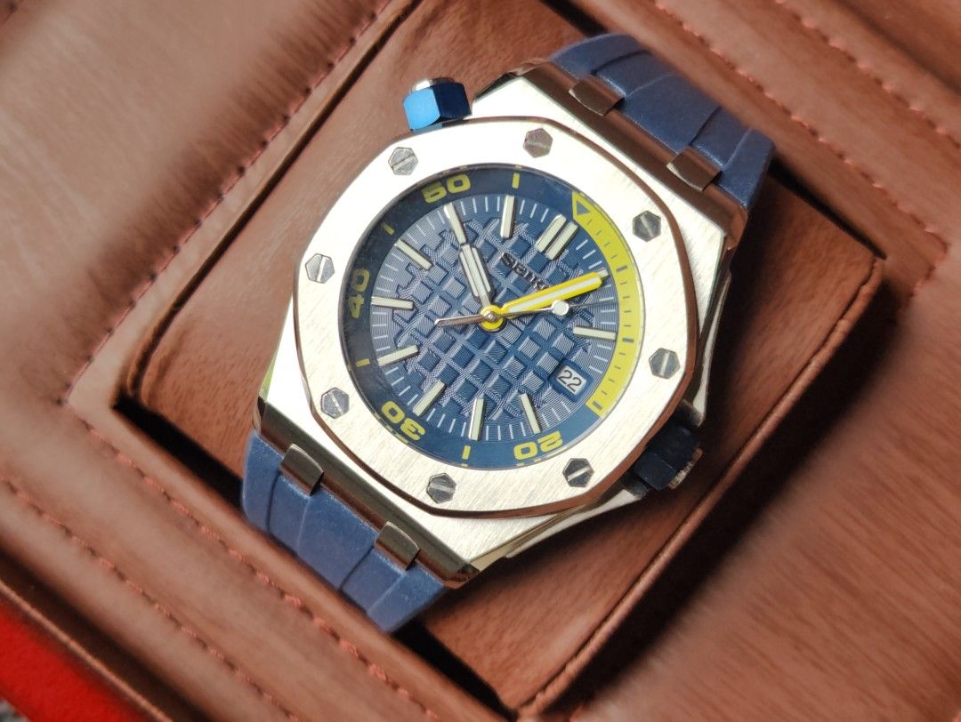 Seiko Mod Custom AP Offshore, Men's Fashion, Watches & Accessories ...