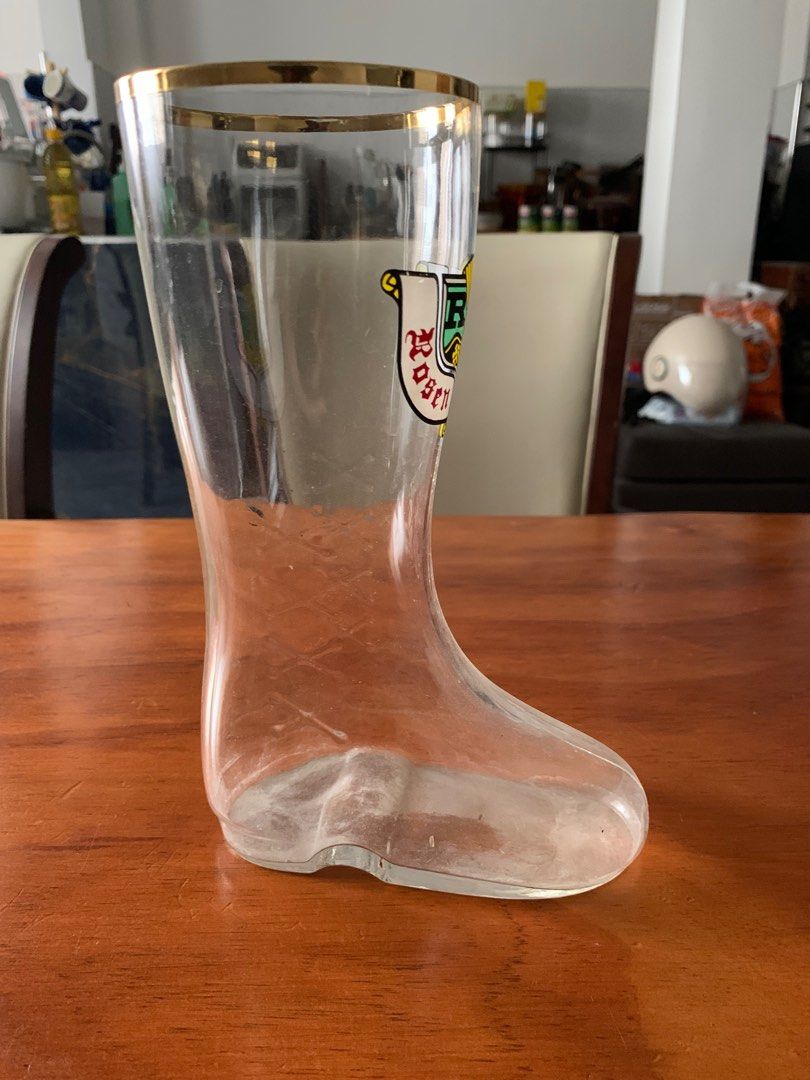 Shoe Beer Glass, Hobbies & Toys, Memorabilia & Collectibles, Vintage ...