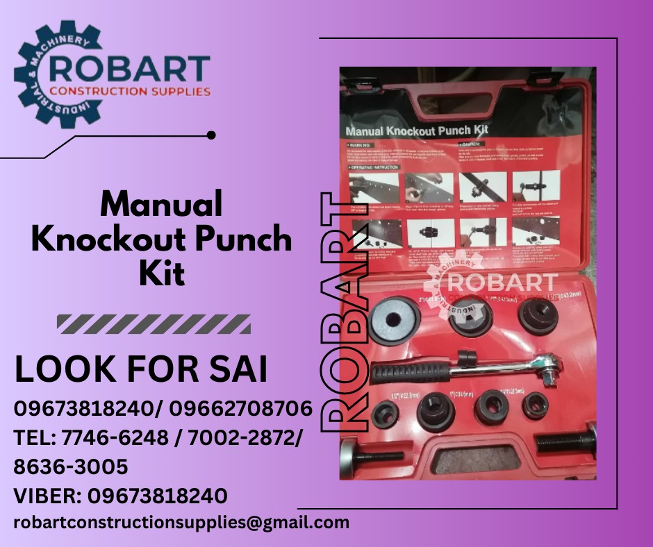 SHOWA Manual Knock Out Punch Set, Commercial & Industrial, Construction ...