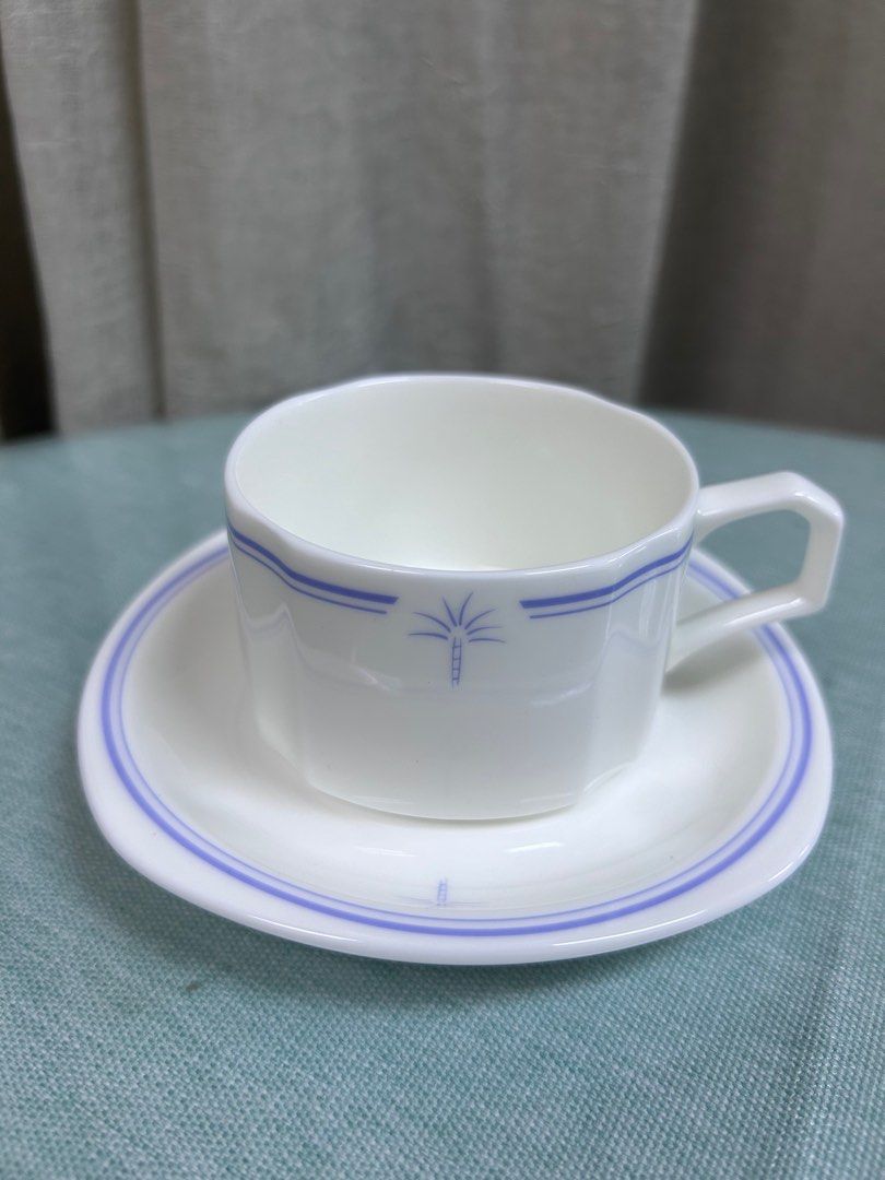 Singapore Airlines Cup and Saucer set, Furniture & Home Living ...