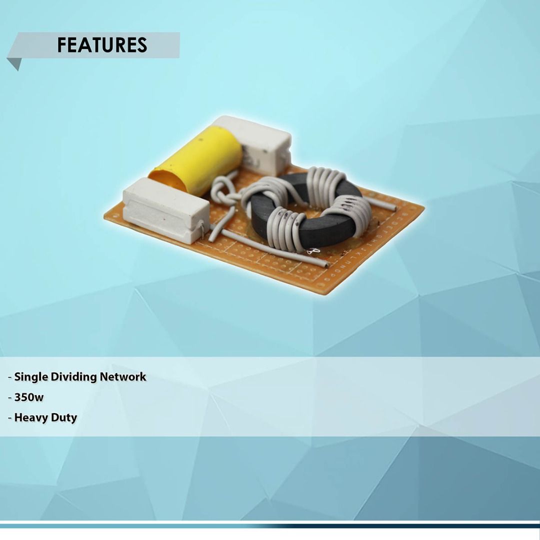 SINGLE DIVIDING NETWORK, 350W HEAVY DUTY, BEST FOR TWEETER DYI ...