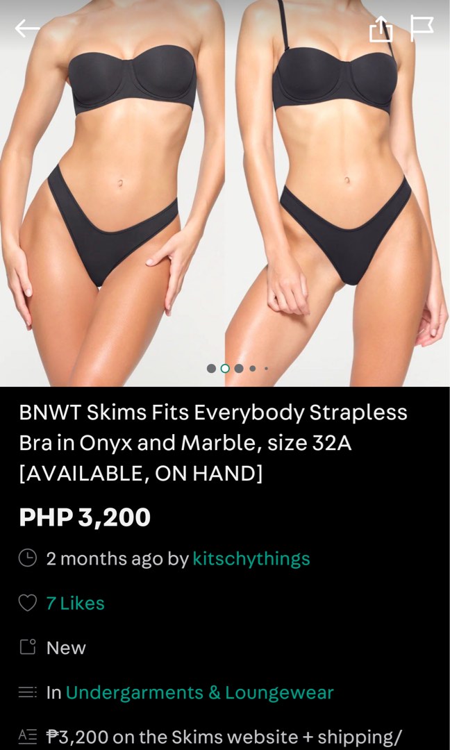 Skims bra, Women's Fashion, Tops, Others Tops on Carousell