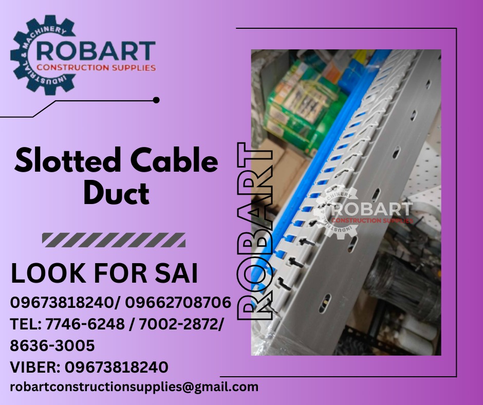 Slotted Cable Duct, Commercial & Industrial, Construction Tools ...