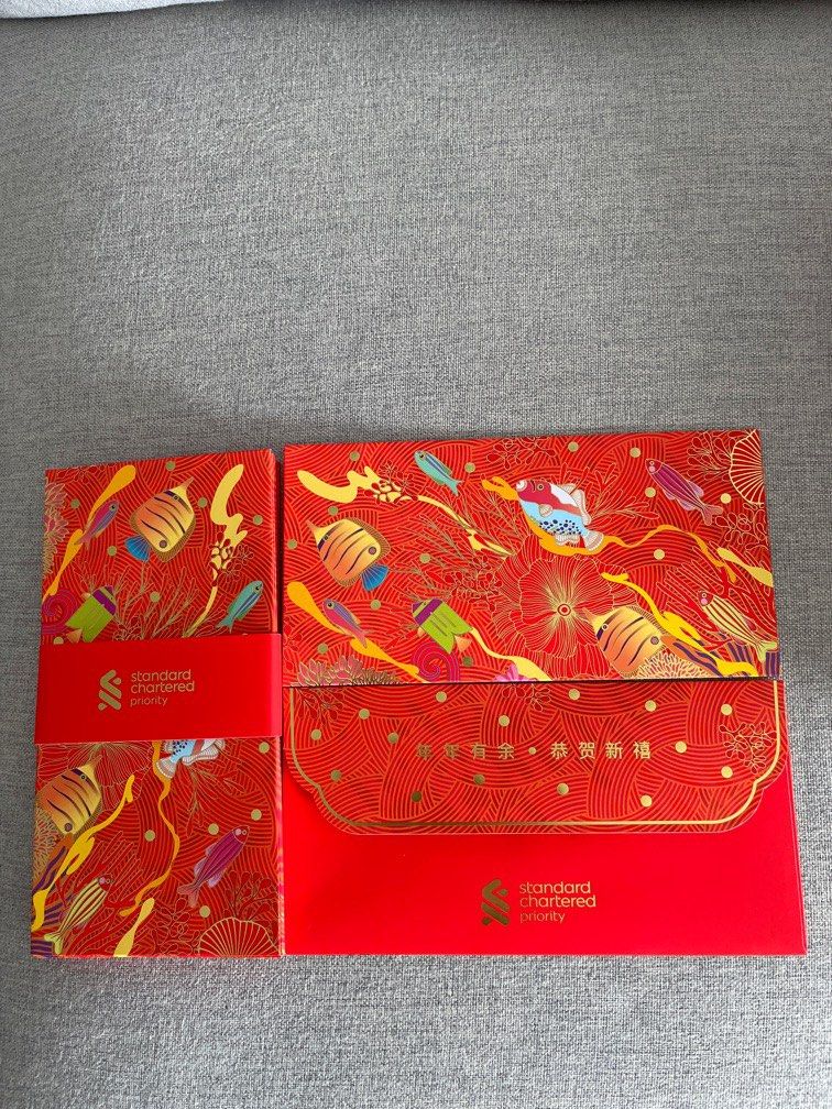 Standard Chartered Priority 2024 red packet (includes tracking ...