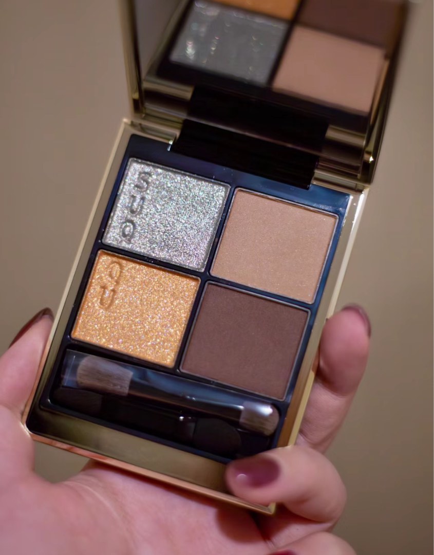 [全新]SUQQU 2023秋季限定 四色眼影 #128煌砂, 香水、美妝、保養, 臉部彩妝、保養與清潔, 化妝品在旋轉拍賣