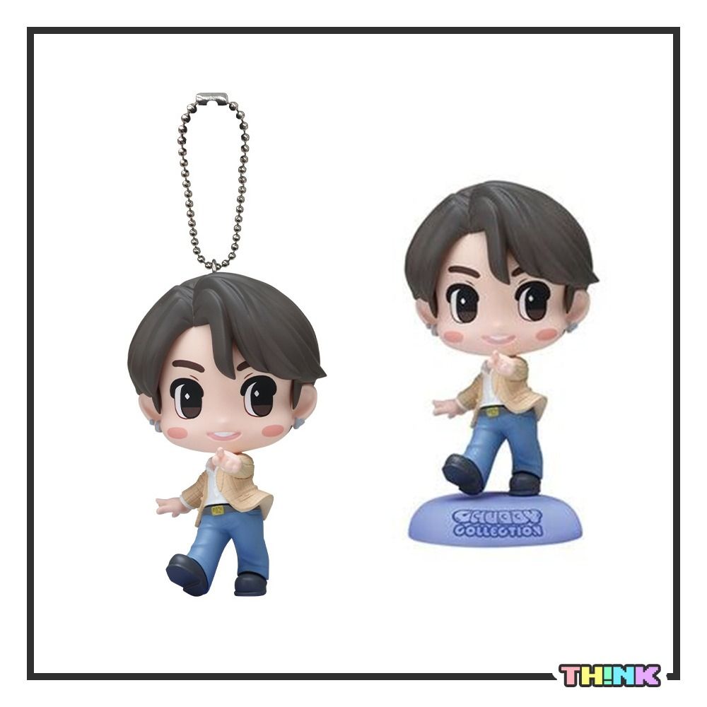 TinyTAN Chubby Figure Keyring ( bts rm jin suga jhope jimin v taehyung jungkook bt21), Hobbies ...