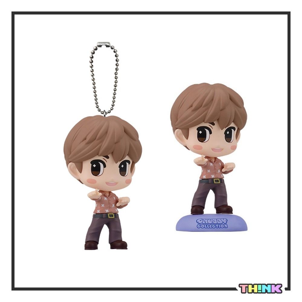 TinyTAN Chubby Figure Keyring ( bts rm jin suga jhope jimin v taehyung jungkook bt21), Hobbies ...