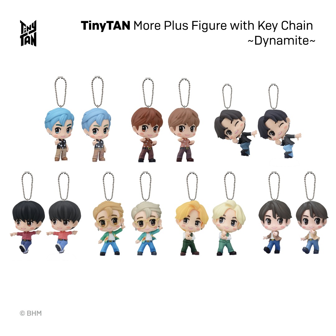 TinyTAN Chubby Figure Keyring ( bts rm jin suga jhope jimin v taehyung jungkook bt21), Hobbies ...