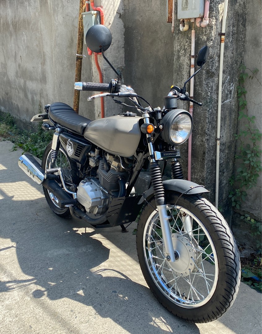 TMX 125 Bratstyle Build, Motorbikes, Motorbikes for Sale on Carousell