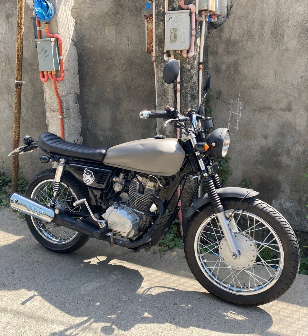 TMX 125 Bratstyle Build, Motorbikes, Motorbikes for Sale on Carousell