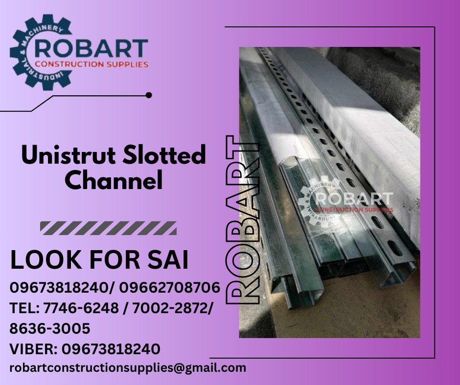 Unistrut Slotted Channel, Commercial & Industrial, Construction Tools ...