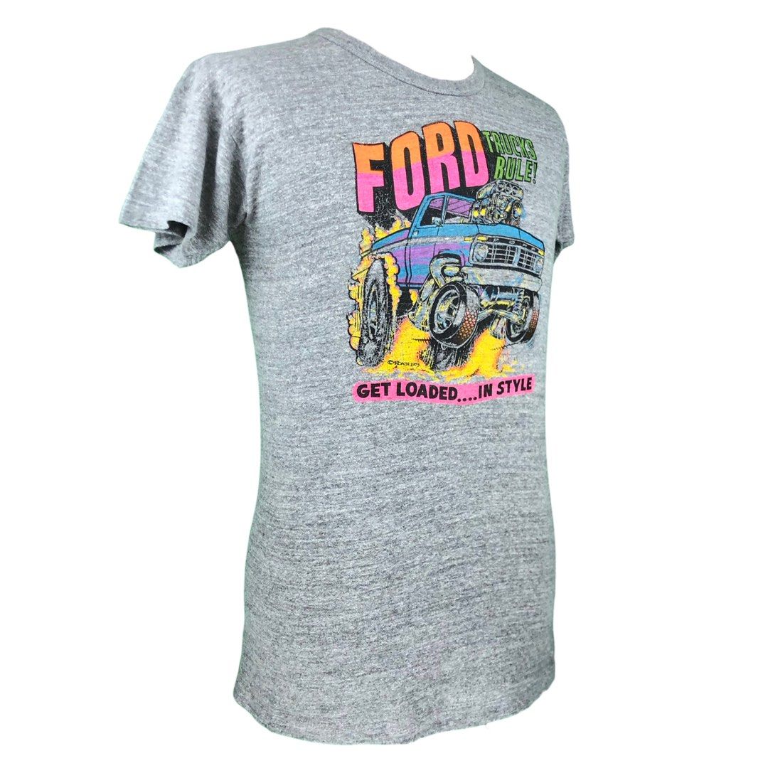 Vintage 70s Ford Trucks Rule Roach 1973 Iron On Sportswear Spell Out ...