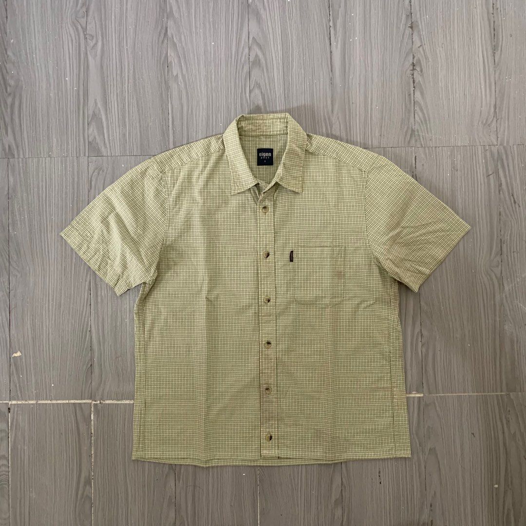 vintage Eigen Post, Fesyen Pria, Pakaian , Atasan di Carousell