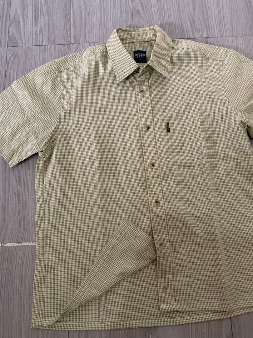 vintage Eigen Post, Fesyen Pria, Pakaian , Atasan di Carousell