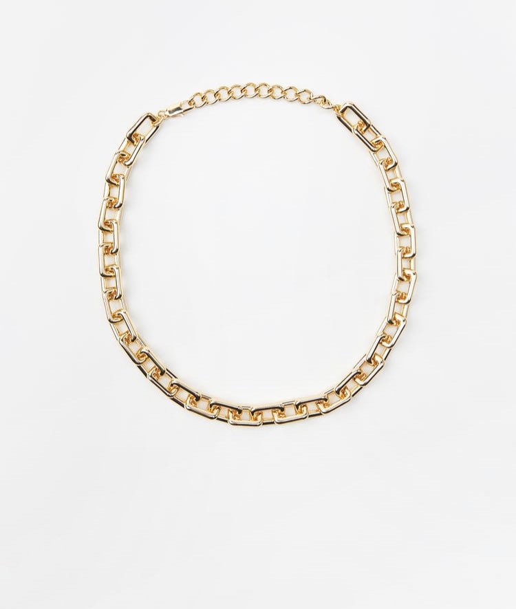 ZARA Chain Link Necklace, Women's Fashion, Jewelry & Organizers ...