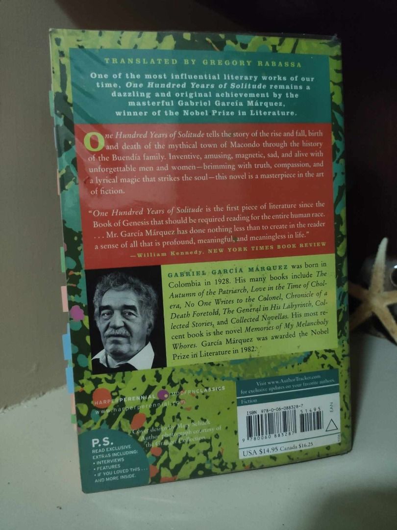 100 Years of Solitude by Gabriel Garcia Marquez, Hobbies & Toys, Books ...