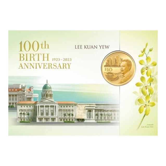 (50 coins) $10 Commemorative Coin LKY100 LKY Lee Kuan Yew 100 Birth ...