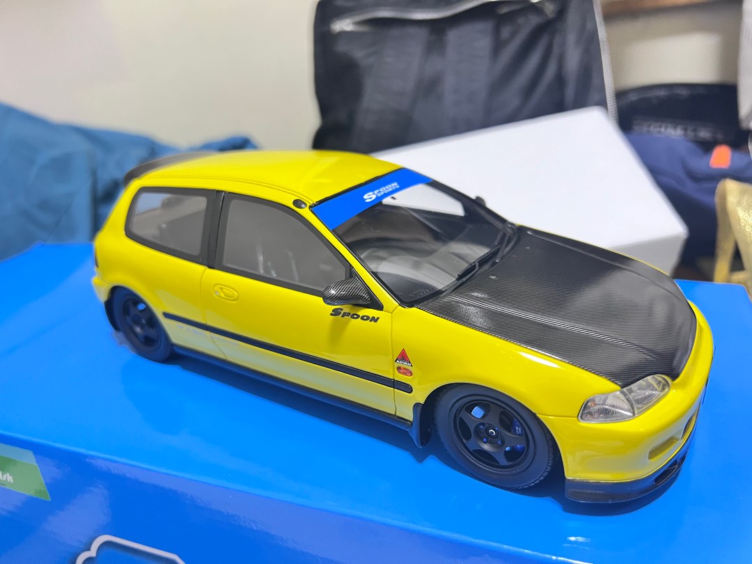 1/18 OTTO Model Civic EG6 Spoon, 興趣及遊戲, 玩具 & 遊戲類 - Carousell