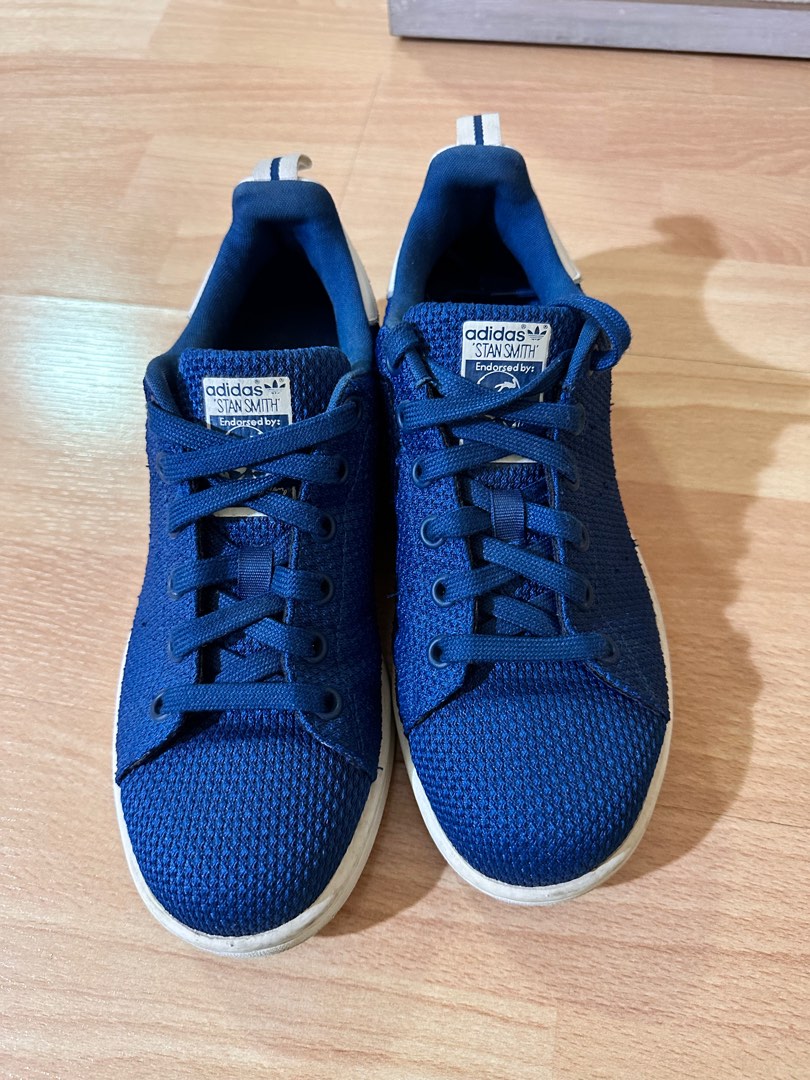 Adidas Stan Smith Blue White (M)5 or (W)7, Men's Fashion, Footwear ...