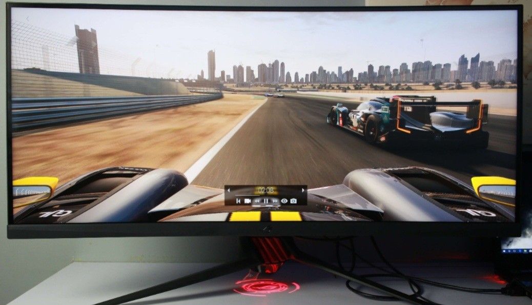 ASUS 35inch 35吋 ROG Strix XG35VQ Curved 曲面 Gaming Monitor 電競 顯示屏, 電腦＆科技 ...