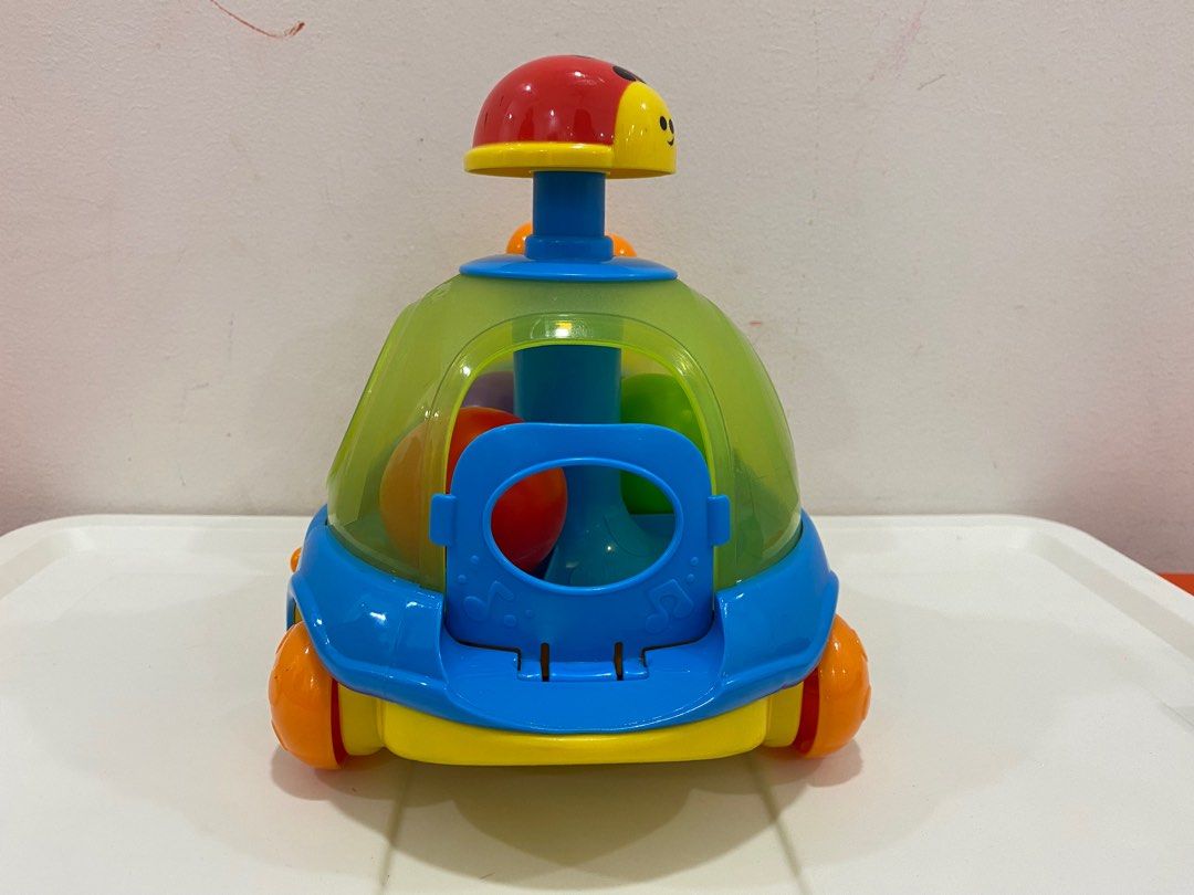 Bambiya Press Ball Popper Snail, Hobbies & Toys, Toys & Games on Carousell