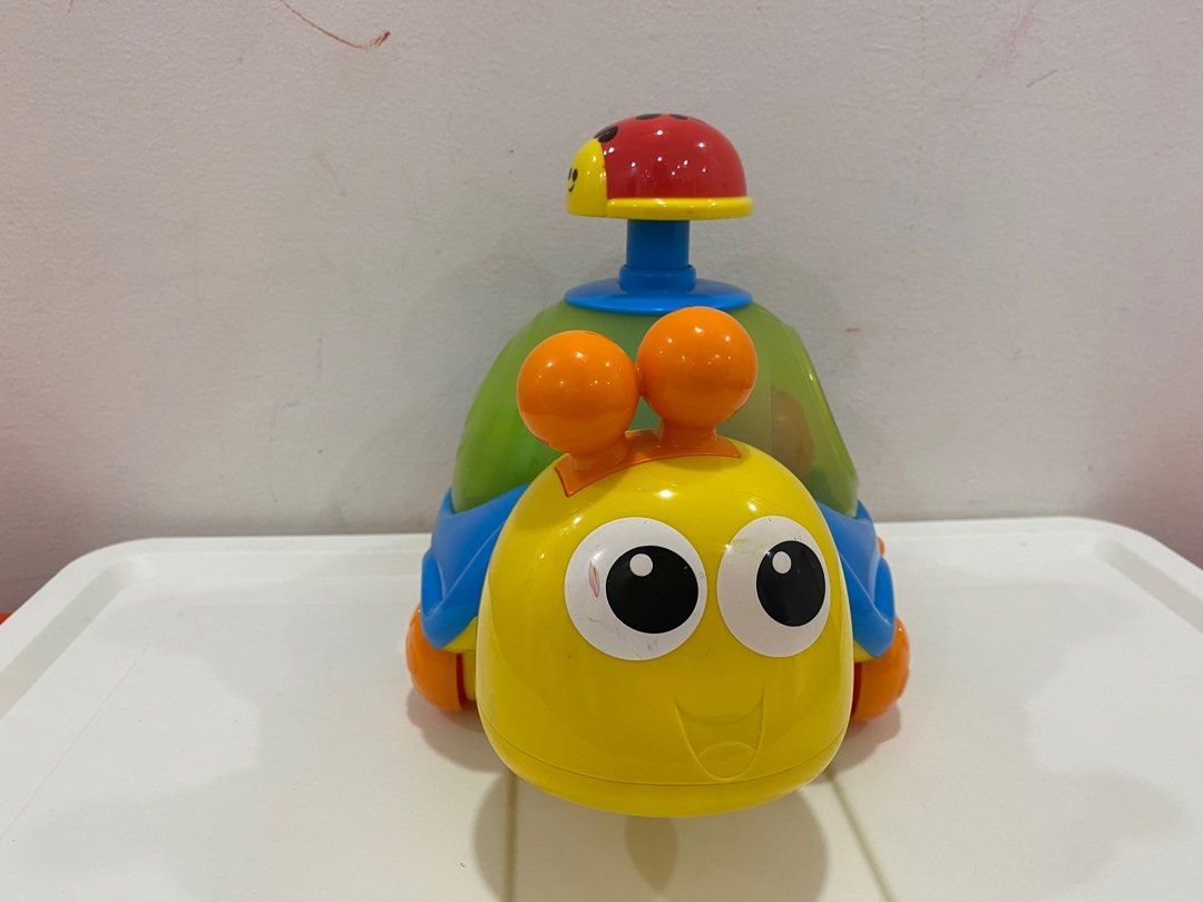 Bambiya Press Ball Popper Snail, Hobbies & Toys, Toys & Games on Carousell