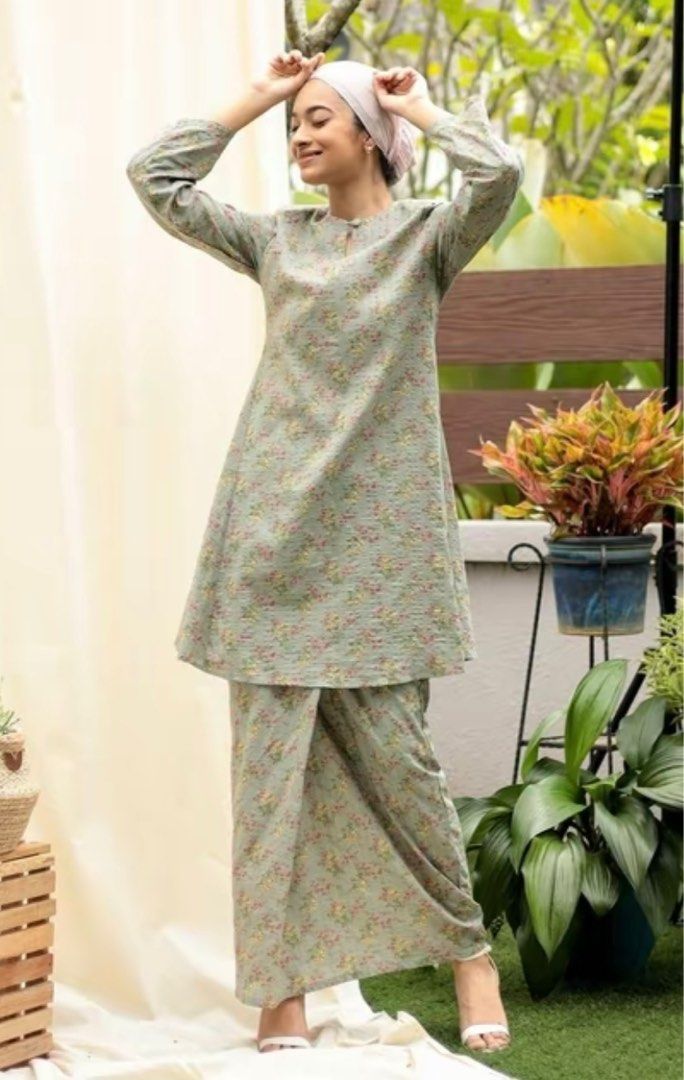 Bayu Somerset Plus Size Kurung, Women's Fashion, Muslimah Fashion, Baju ...