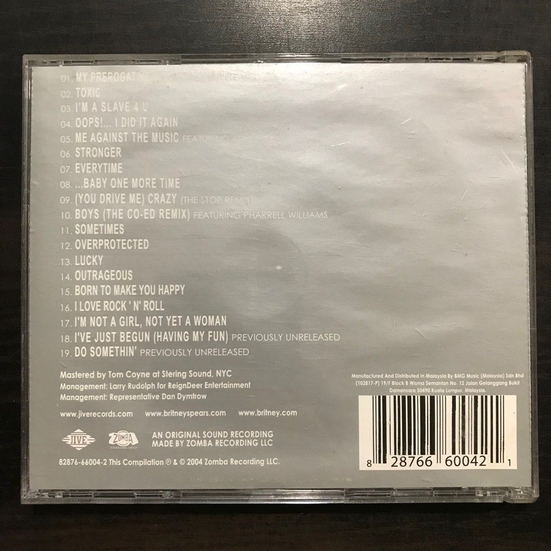 Britney Spears CD (Box NotAus), Hobbies & Toys, Music & Media, CDs ...