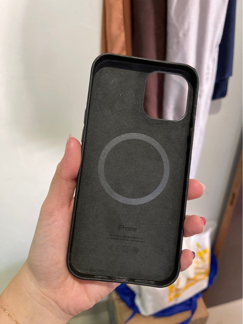 CASING LEATHER MAGSAFE IPHONE 12 PROMAX, Telepon Seluler & Tablet ...